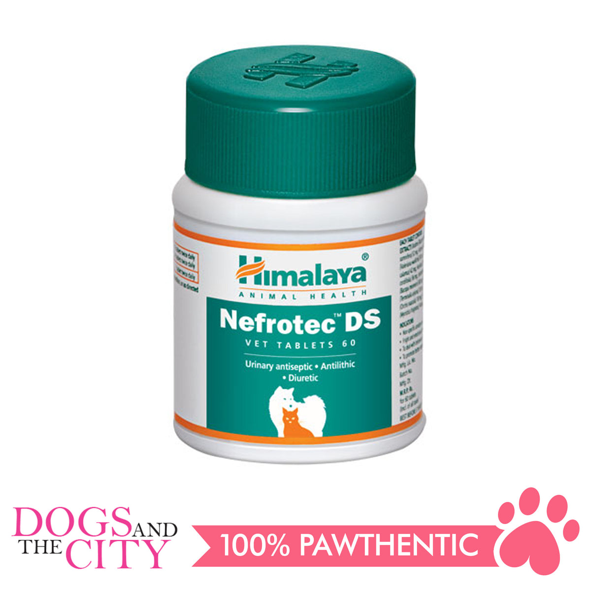 Himalaya Nefrotec DS 60 Tablets for Dogs and Cats - For Kidney Supplem ...